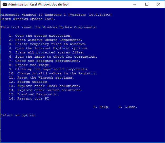 Reset Windows Update Agent – It`s simple when you know how