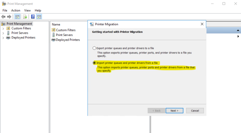 How to Migrate Printers from Old Server to New Server with Microsoft ...